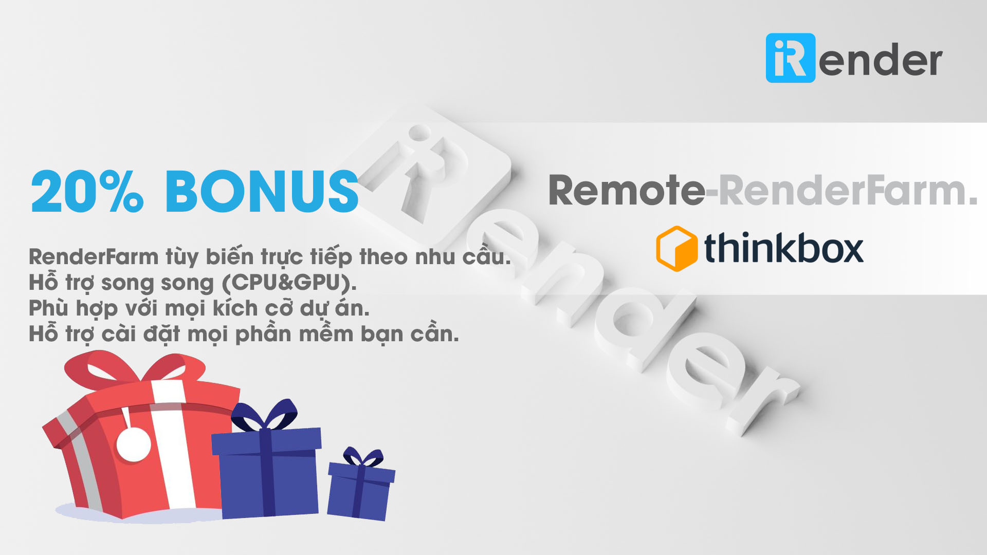 Hướng dẫn sử dụng iRender Remote Render Farm