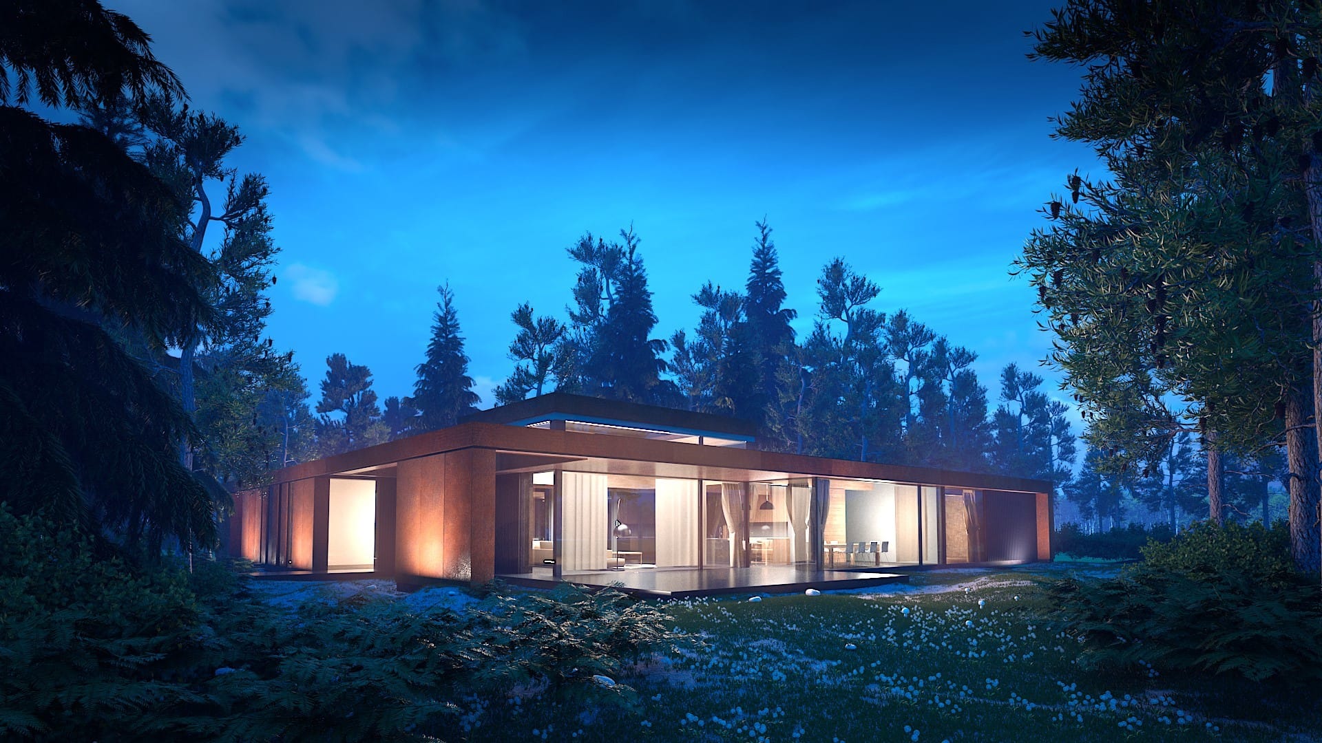 Kết xuất SketchUp với vật liệu & ánh sáng của V-Ray - irender.vn