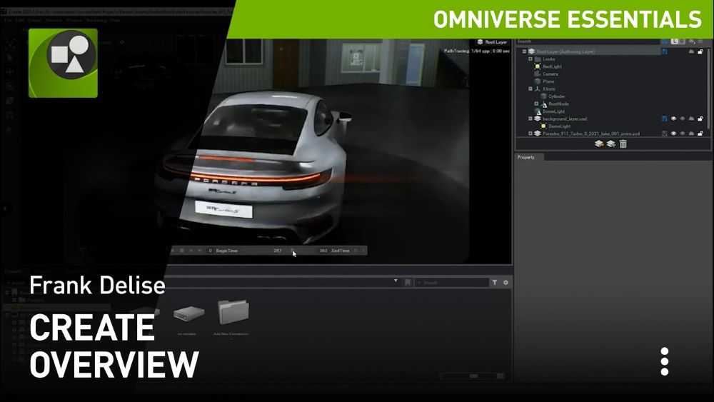 Omniverse Create - tăng tốc xây dựng trong thế giới 3D - Omniverse Cloud Rendering