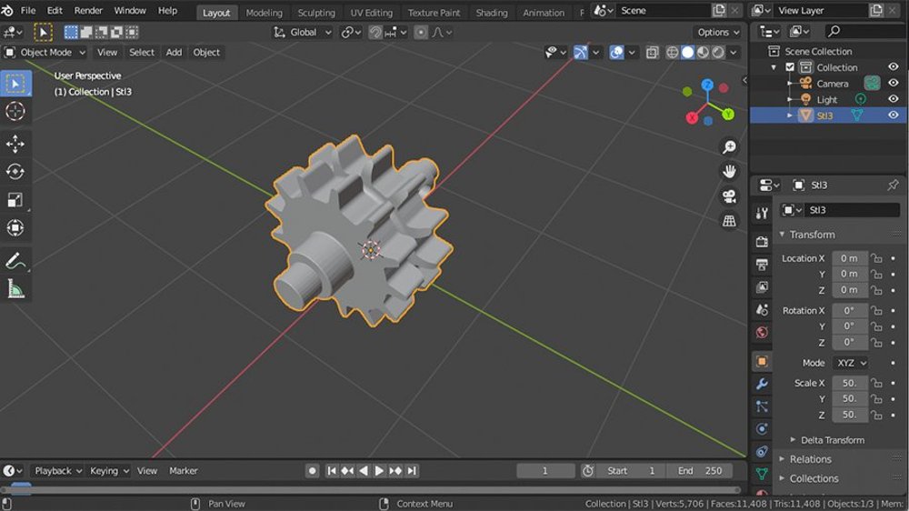 Cách nhập mô hình từ SolidWorks sang Blender - iRender