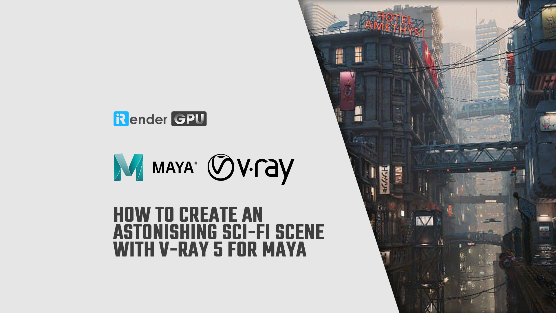 Cách tạo một cảnh khoa học viễn tưởng chuyên nghiệp với V-ray 5 cho ...