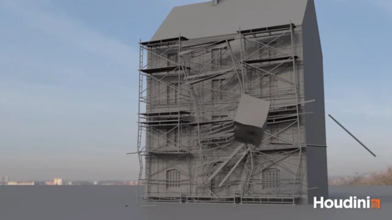 Scaffolding trong Houdini với iRender | iRender Farm