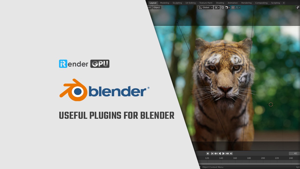 Các plugin hữu ích dành cho Blender | iRender Farm
