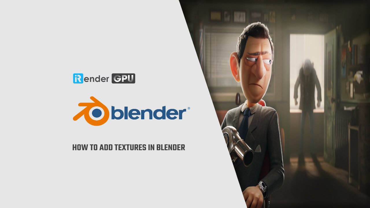 Cách add texture trong Blender với iRender - irender.vn