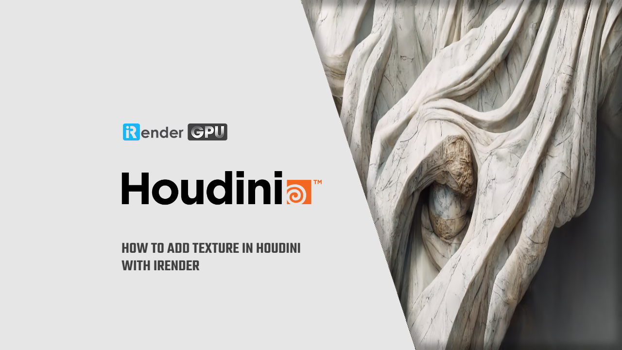 Cách tạo Texture trong Houdini với iRender - irender.vn