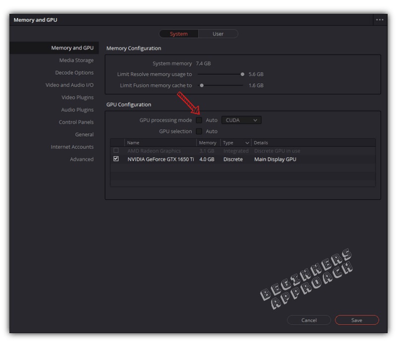 Khắc phục sự cố DaVinci Resolve không dùng GPU - iRender Farm Khắc phục sự cố DaVinci Resolve không dùng GPU - iRender Farm