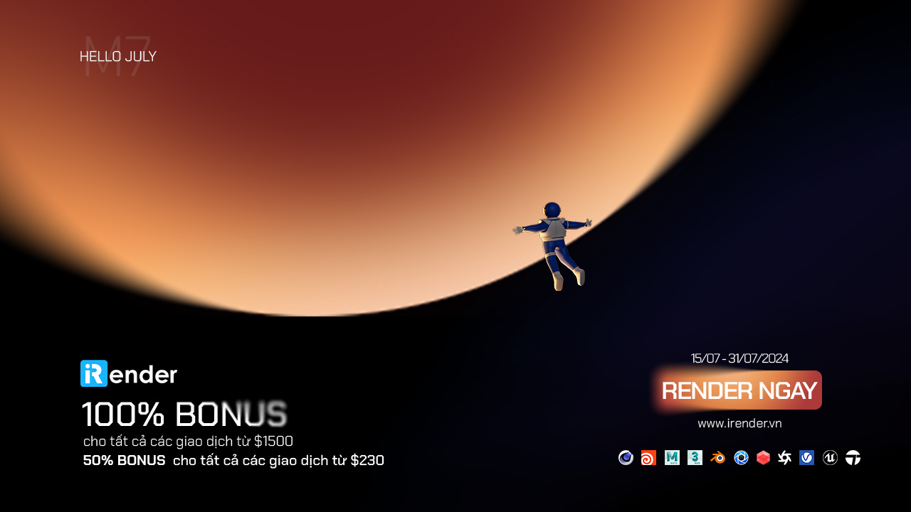 iRender GPU Cloud Rendering | Render Farm Vietnam | GPU for AI/AR