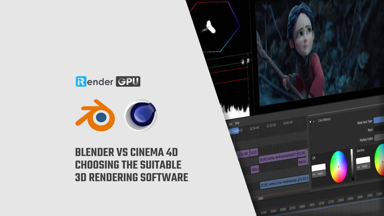 Blender và Cinema 4D: Lựa chọn phần mềm 3D phù hợp - irender.vn