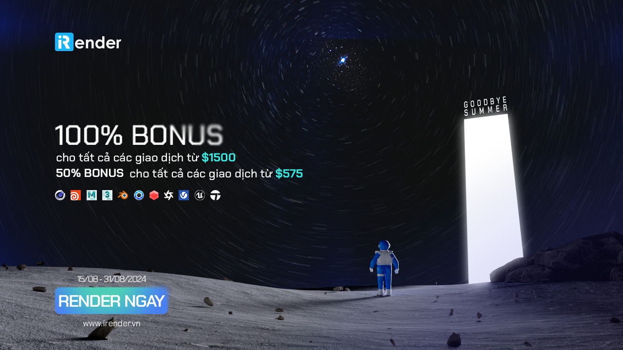 iRender GPU Cloud Rendering | Render Farm Vietnam | GPU for AI/AR
