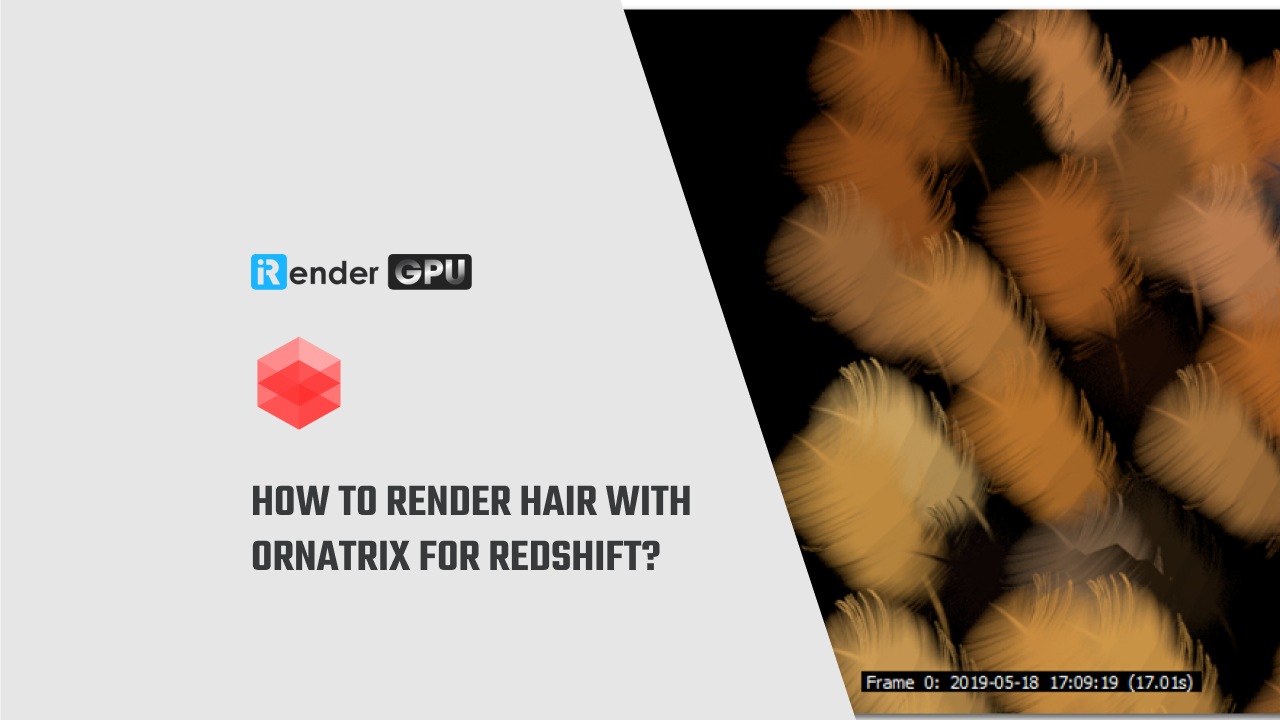 Cách kết xuất tóc bằng Ornatrix cho Redshift - Redshift Cloud Rendering
