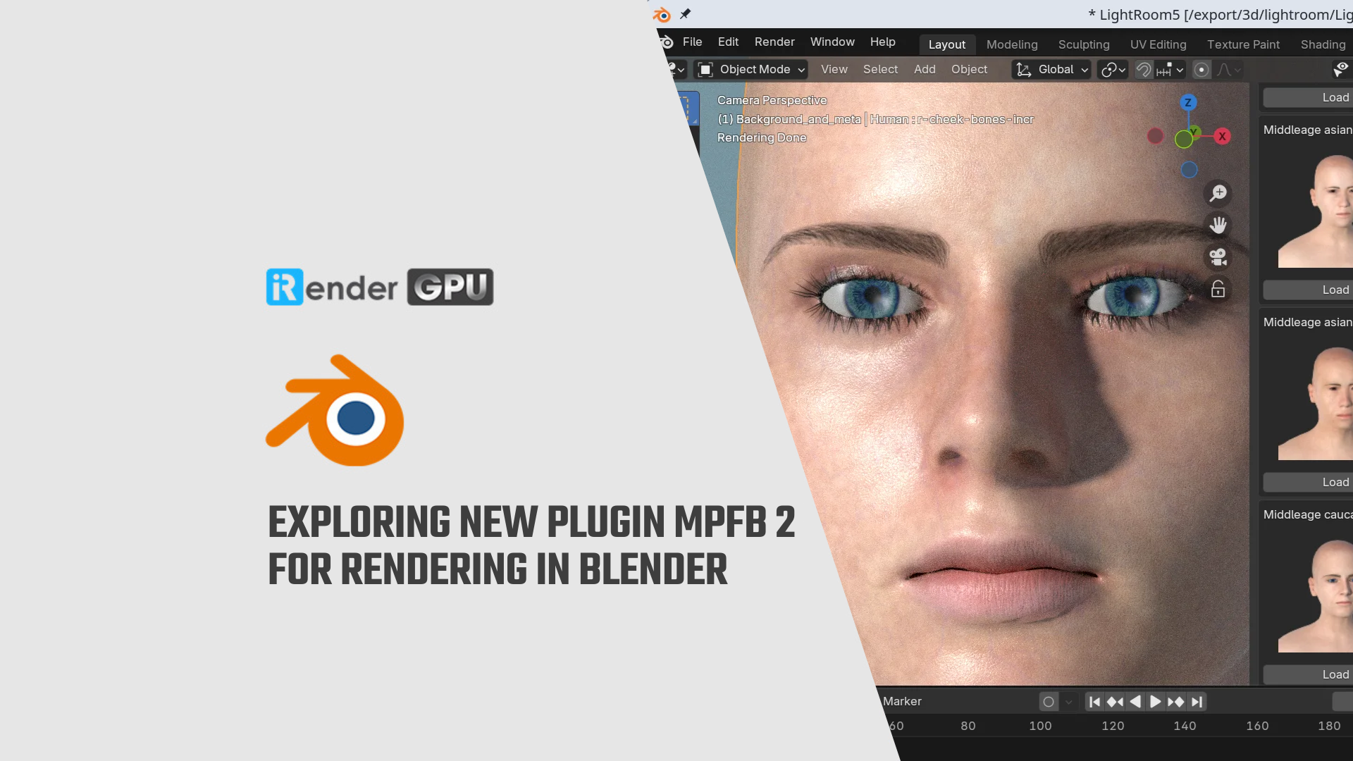 Khám phá plugin MPFB 2: Tạo nhân vật 3D cực nhanh trong Blender