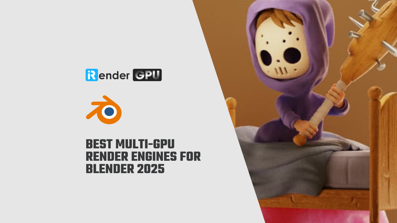 Các engine render hỗ trợ đa GPU tốt nhất cho Blender năm 2025 - Blender Cloud Rendering