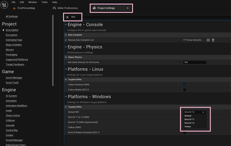 Khắc phục lỗi GPU crash và D3D Device trong Unreal Engine